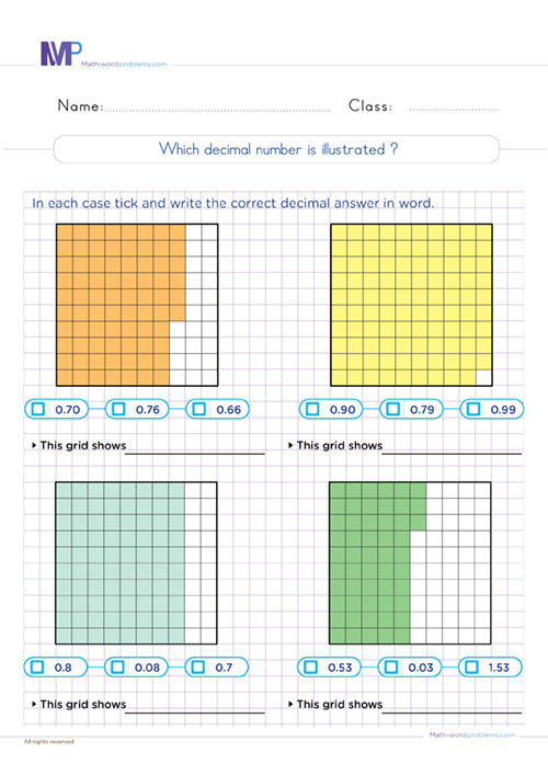 Which Decimal Number Is Illustrated Grade 6